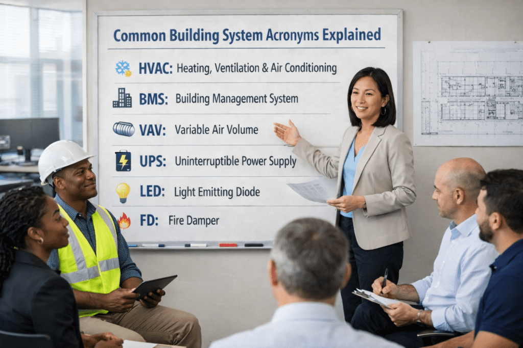 Common Building System Acronyms Explained - LED Work Light